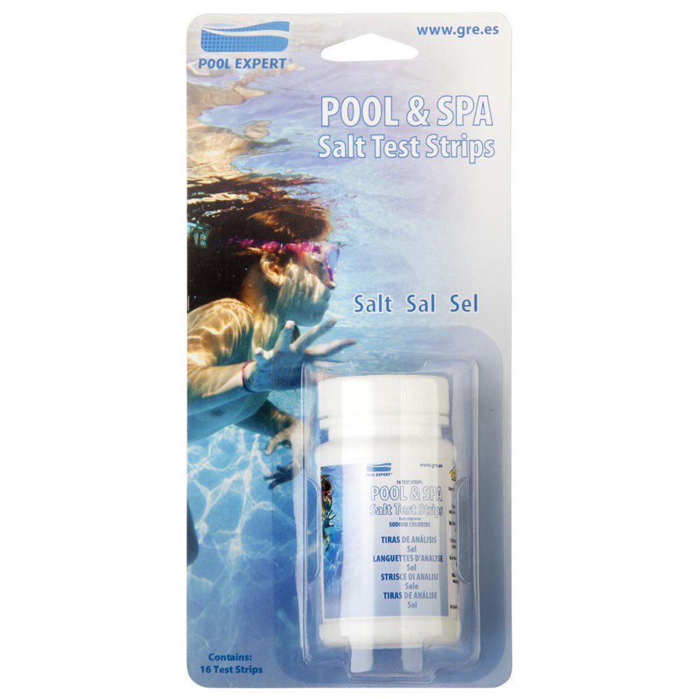 Gre Pools Salt Test 16 Strips Blanco