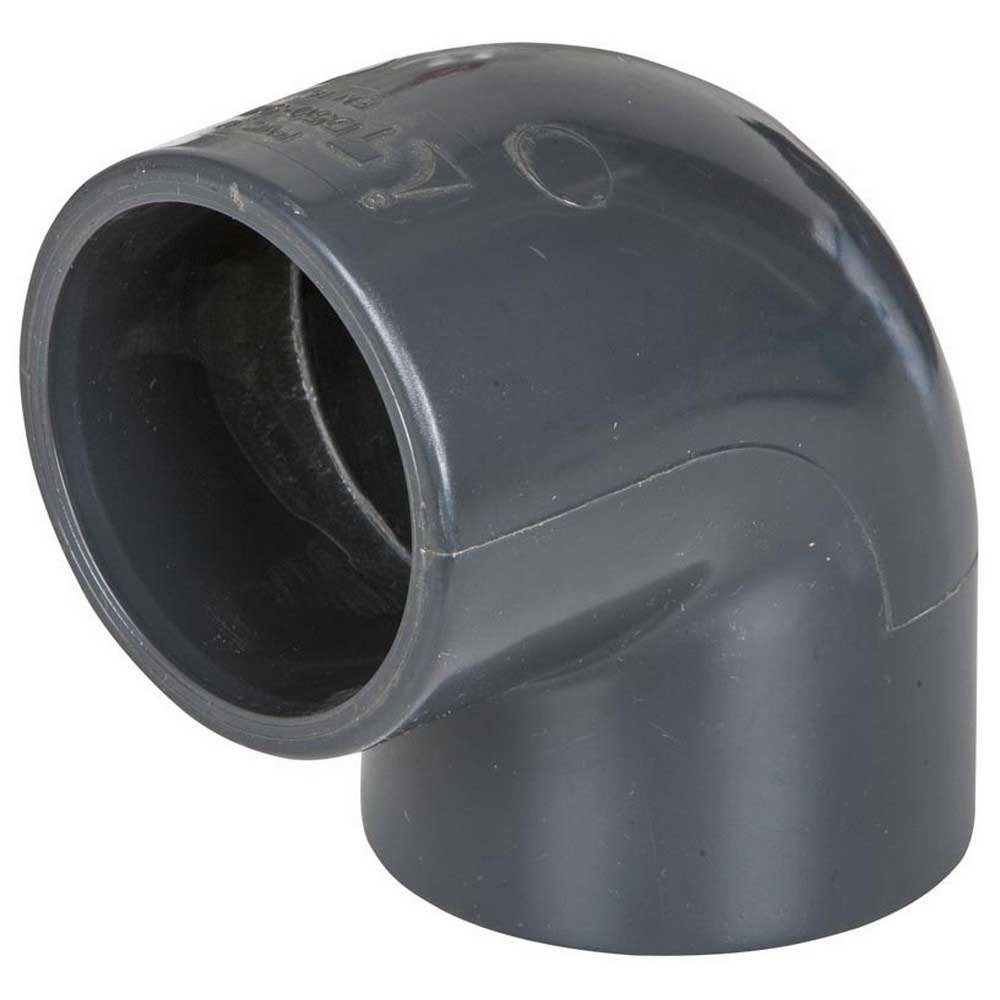 Gre Pvc Elbow Solvent Socket 90º Pn16 Gris 50 mm